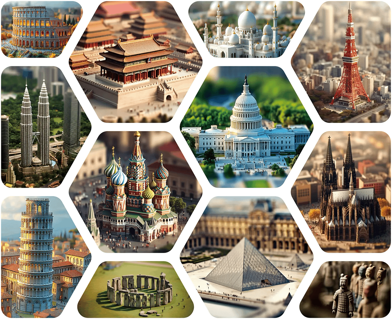 Explore the World from Home with Landmark Cards - MiniColor Hub